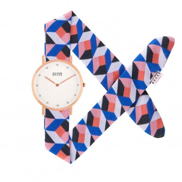 Montre RICH GONE BROKE Rose Gold Marcel Diamond Pop Diamonds ...