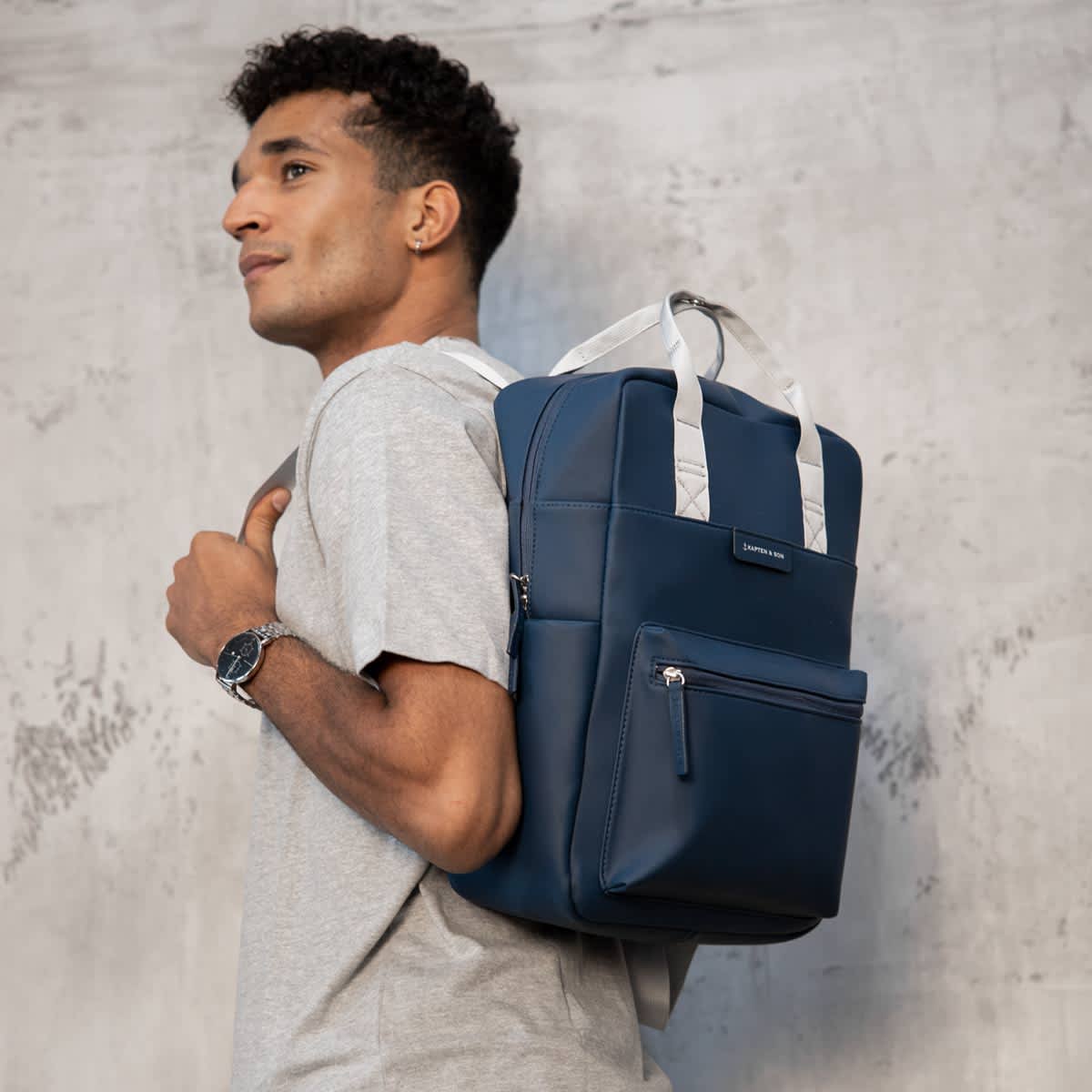 Sac à dos Kapten & Son Bergen Navy - Revendeur Officiel– PRECIOVS